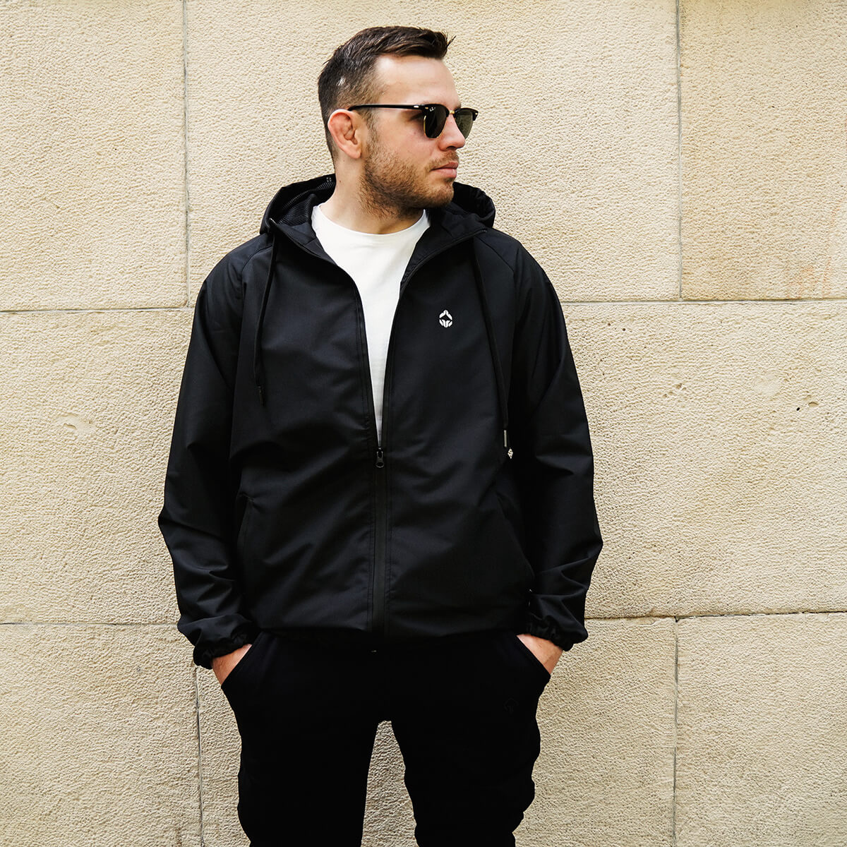 Windbreaker Minimal 2.0 (Black) | Ground Game - Training wear and gear ...